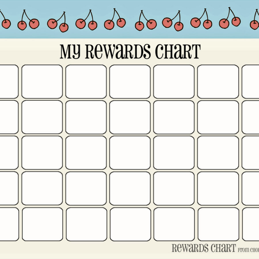 Rainbow & sky 30-day reward chart for kids – Free printable downloads ...